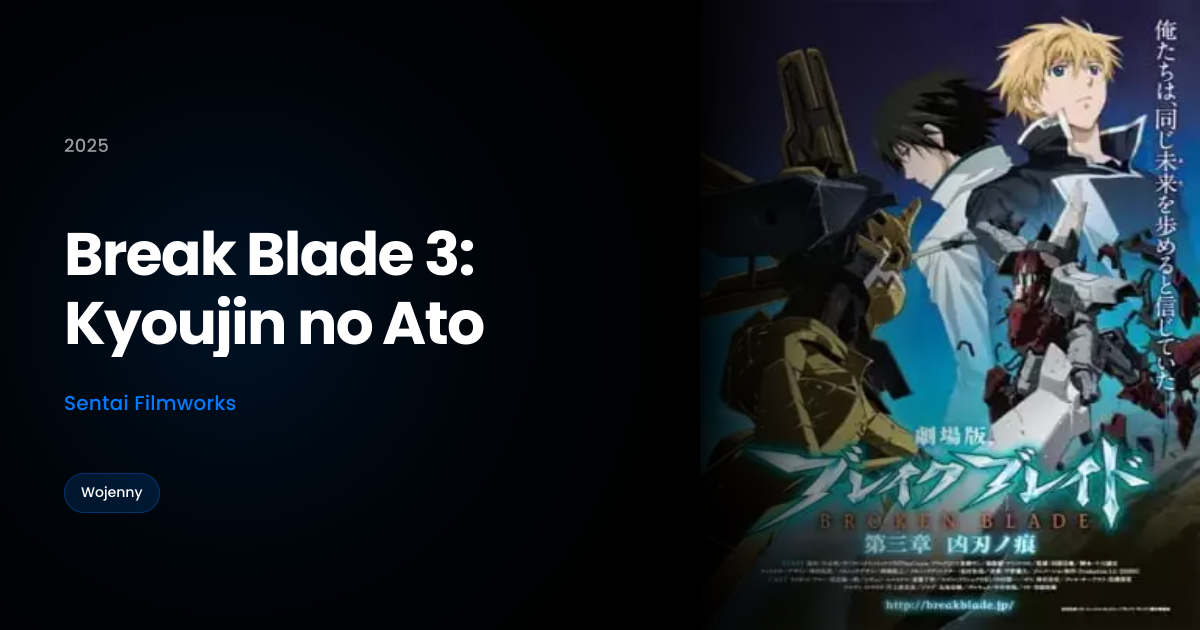 Break Blade 3: Kyoujin no Ato × NaszeAnime.pl