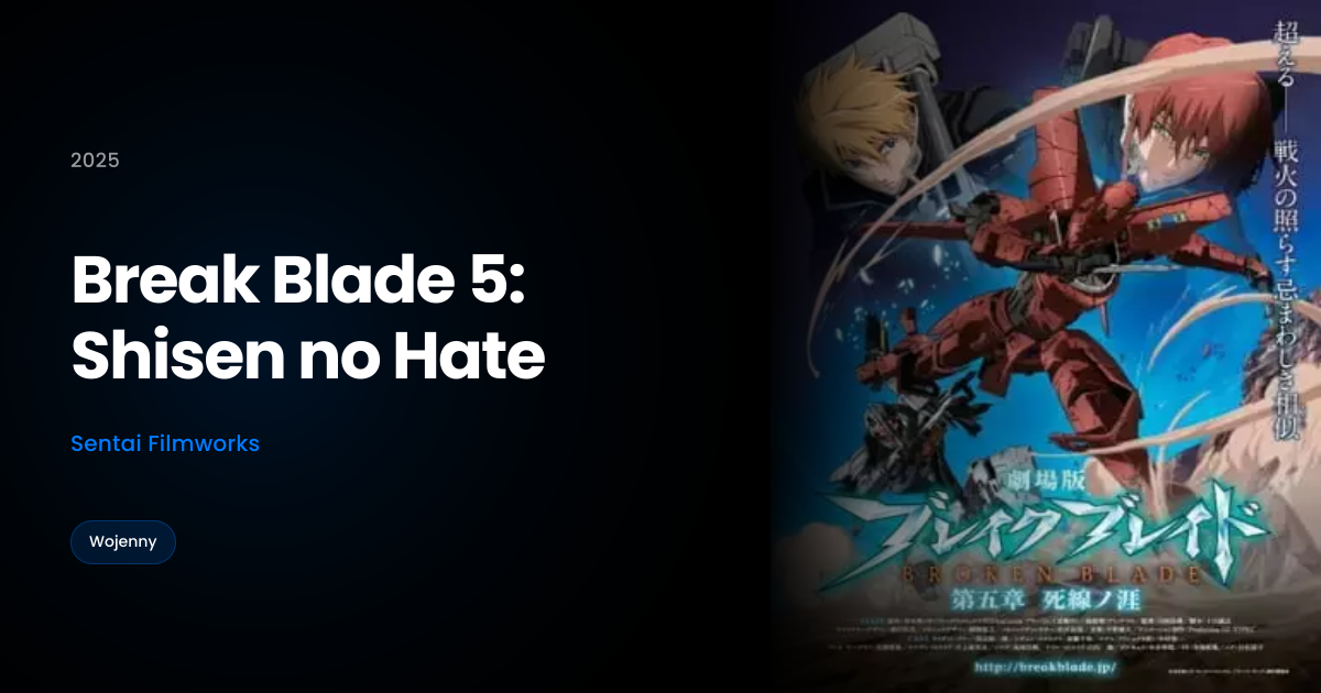Break Blade 5: Shisen no Hate × NaszeAnime.pl