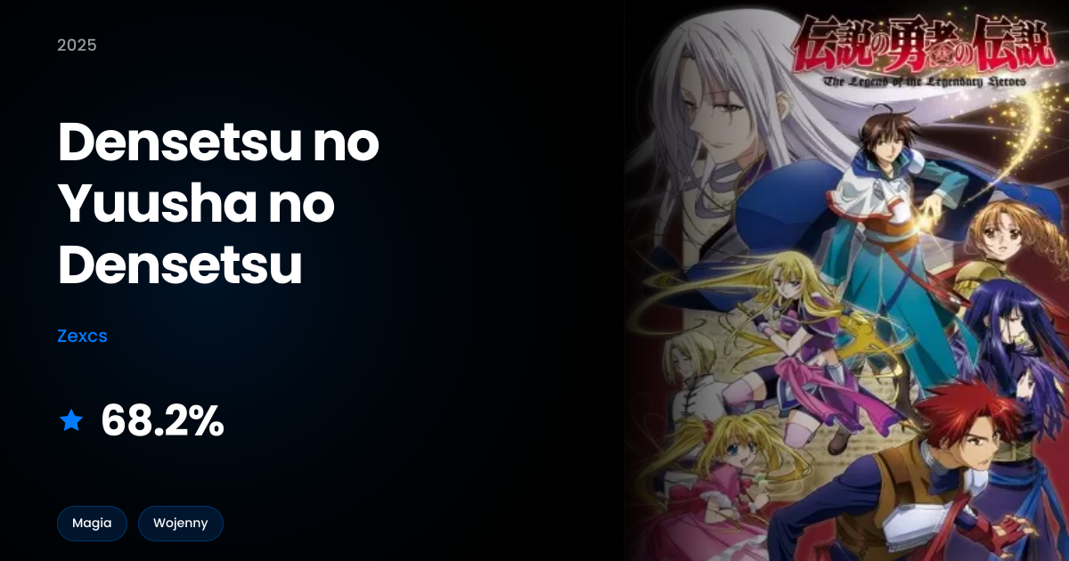 Densetsu no Yuusha no Densetsu × NaszeAnime.pl