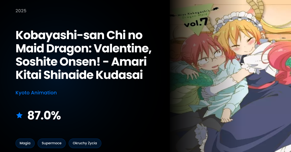 Kobayashi-san Chi no Maid Dragon: Valentine, Soshite Onsen! - Amari ...