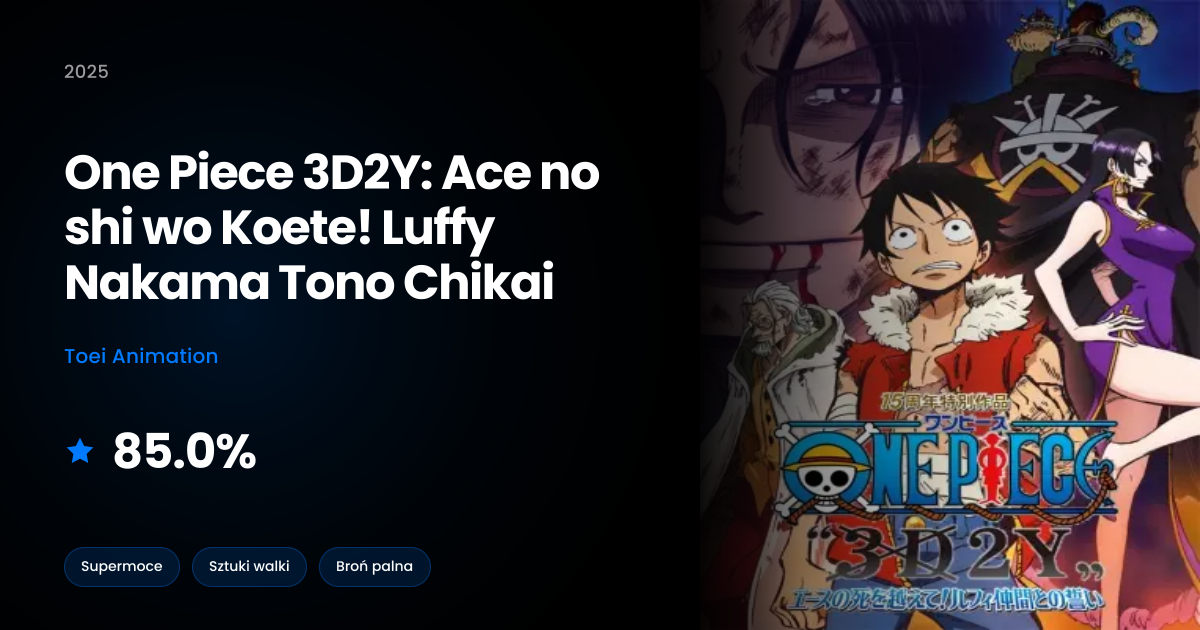 One Piece 3D2Y: Ace no shi wo Koete! Luffy Nakama Tono Chikai × ...