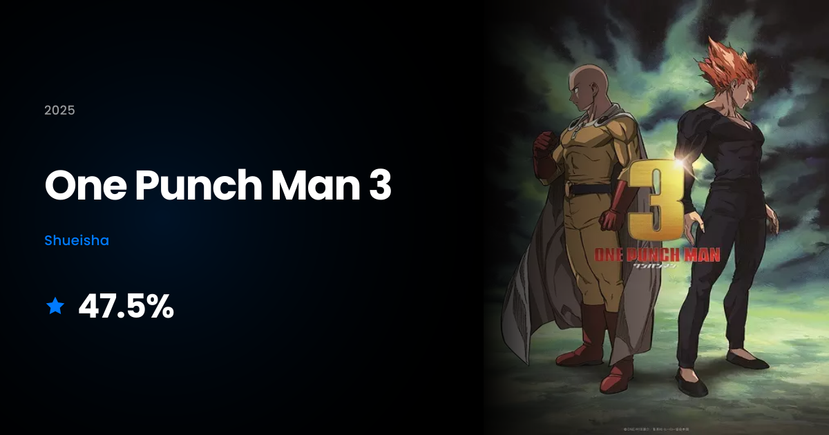One Punch Man 3 × NaszeAnime.pl